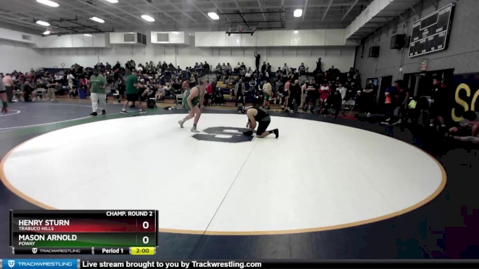220 lbs Champ. Round 2 - Mason Arnold, Poway vs Henry Sturn, Trabuco Hills