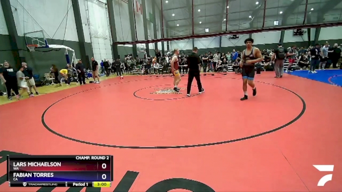 215 lbs Champ. Round 2 - Lars Michaelson, WA vs Fabian Torres, CA