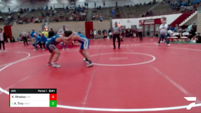 220 lbs Cons. Round 6 - Andrew Troy, Indianapolis vs Kyrese Rhodes ...