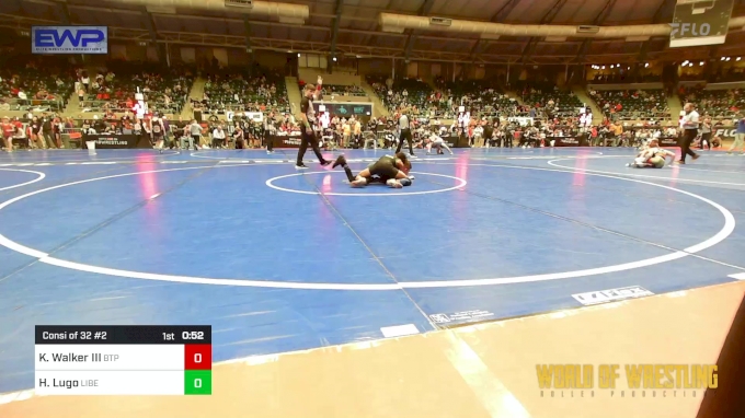 80 lbs Consi Of 32 #2 - Kirk Walker III, Tulsa Blue T Panthers vs ...