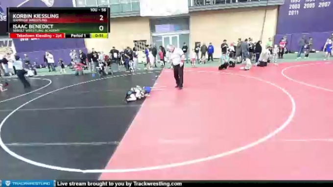 56 lbs Champ. Round 1 - Isaac Benedict, Sebolt Wrestling Academy vs ...