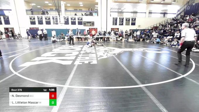 114 lbs Final - Nathan Desmond, Bethlehem Catholic vs Lukas Littleton ...