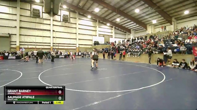 285 lbs Quarterfinal - Saumani Atiifale, Westlake vs Grant Barney ...