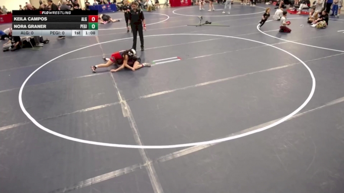 Girls K-8 - 88 Keila Campos, Albert Lea-Girls vs Nora Graner, PEM-Girls