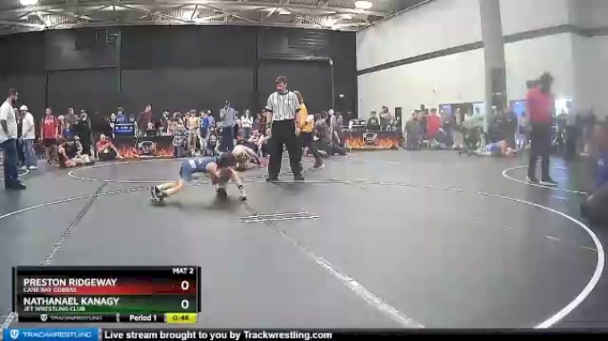 49 lbs Semifinal - Preston Ridgeway, Cane Bay Cobras vs Nathanael ...