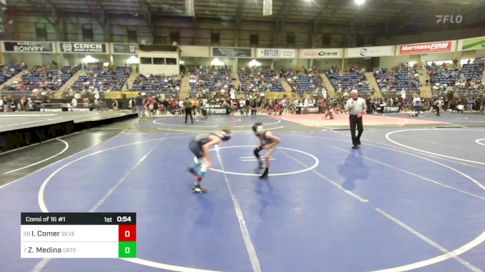 70 lbs Consi Of 16 #1 - Isaiah Comer, Severance MS vs Zavier Medina ...