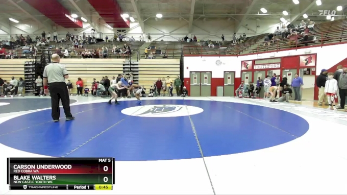 90-99 lbs Cons. Semi - Carson Underwood, Red Cobra WA vs Blake Walters ...