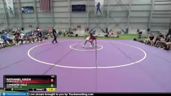 132 lbs 2nd Wrestleback (8 Team) - Nathaniel Askew, Georgia Blue vs ...