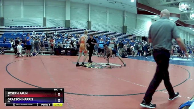 130 lbs Cons. Semi - Joseph Paun, IN vs Graeson Harris, PA