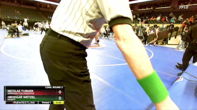 285 Class 2 lbs Cons. Round 2 - Nicolas Turner, Normandy Collaborative vs Hrodgar Wetzel, Monett