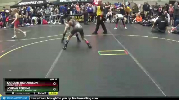 70 lbs Cons. Round 5 - Jordan Persing, Three Rivers Wildcat Wrestling ...