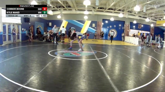 113 lbs Round 7 (8 Team) - Kyle Manzi, Wakulla WC vs Connor Boone, Socs