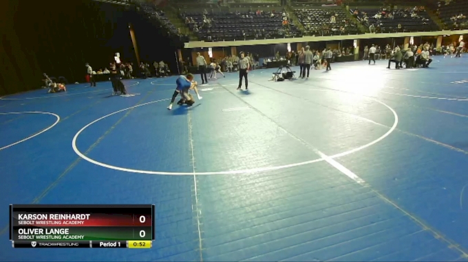 102 lbs Cons. Round 5 - Karson Reinhardt, Sebolt Wrestling Academy vs ...