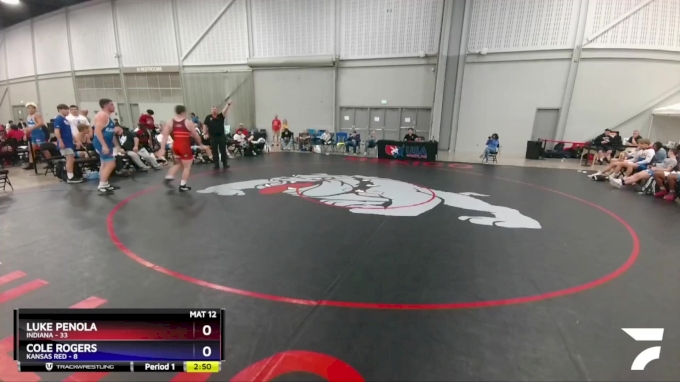 195 lbs Semis & 3rd Wb (16 Team) - Luke Penola, Indiana vs Cole Rogers ...