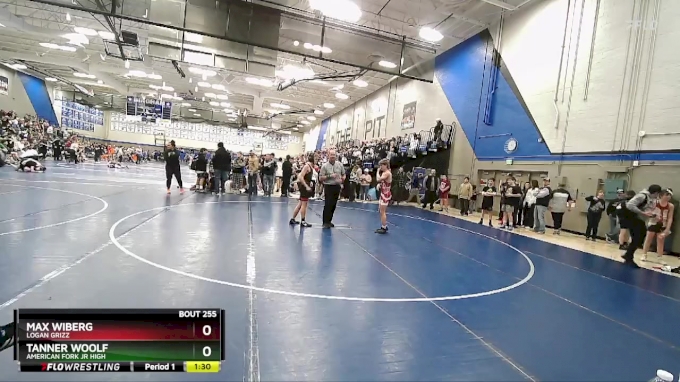 120 lbs Cons. Round 3 - Tanner Woolf, American Fork Jr High vs Max ...