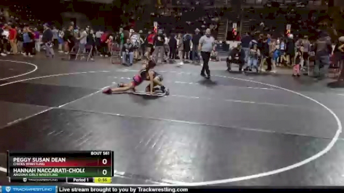 90 lbs Round 3 - Peggy Susan Dean, Chicks Wrestling vs Hannah Naccarati ...