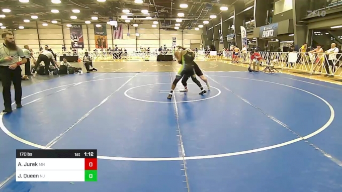 170 lbs Round Of 16 - Adam Jurek, MN vs Jasiah Queen, NJ