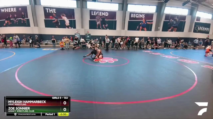 132 lbs 1st Place Match - Myleigh Hammarbeck, MAAC Wrestling vs Zoe ...