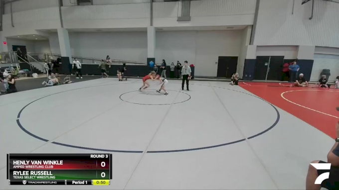65 lbs Round 3 - Rylee Russell, Texas Select Wrestling vs Henly Van ...