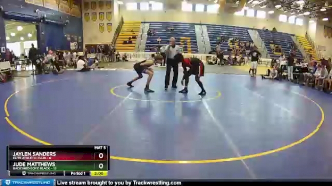 126 lbs Semis & Wb (16 Team) - Jude Matthews, Backyard Boyz Black vs ...