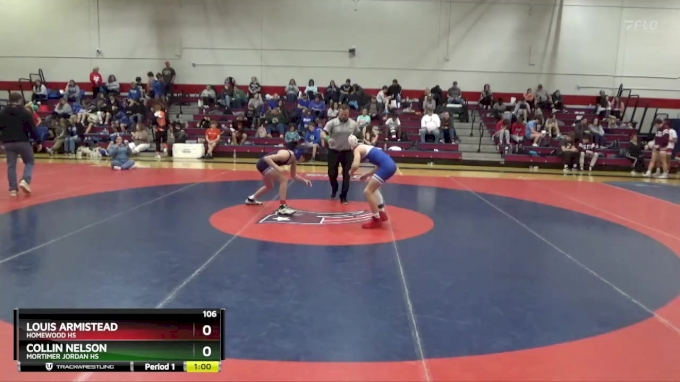 106 lbs Consolation Bracket - Louis Armistead, Homewood Hs vs Collin ...