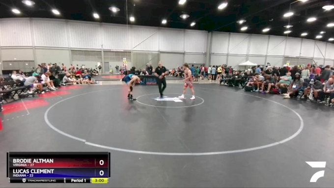 138 lbs Placement Matches (8 Team) - Brodie Altman, Virginia vs Lucas ...