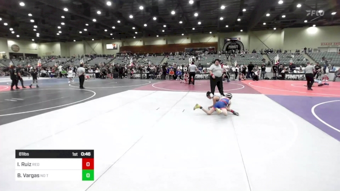 81 lbs Consolation - Ian Ruiz, Red Wave WC vs Braxton Vargas, No Team