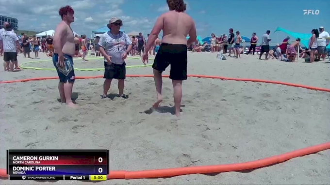 90+kg Finals Round 1 - Cameron Gurkin, North Carolina vs Dominic Porter ...