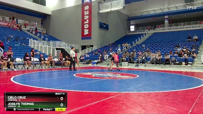 110 lbs Quarters & 1st Wb (16 Team) - Cielo Cruz, Osborne vs Josilyn ...