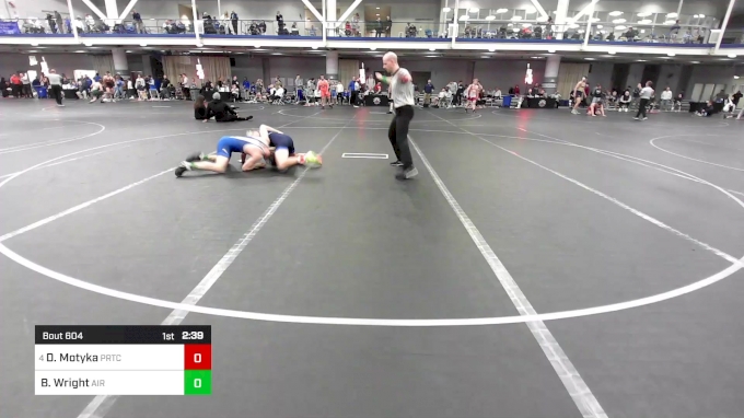 125 lbs Quarterfinal - Davis Motyka, Prtc vs Bubba Wright, Air Force ...