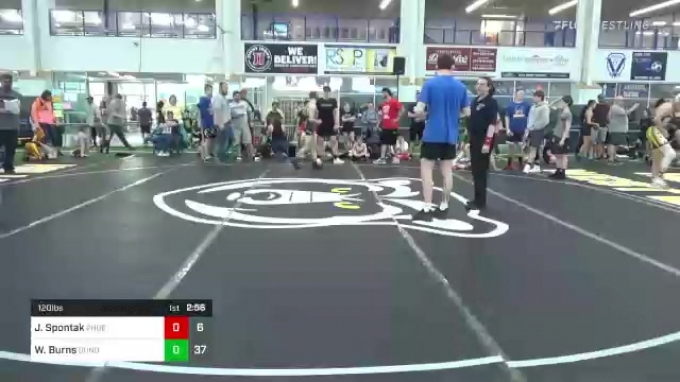 120 lbs Round 1 - Joshua Spontak, Phoenix Wrestling Red vs Wyatt Burns ...