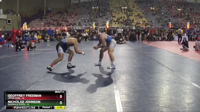 197 lbs Round 1 (16 Team) - Geoffrey Freeman, Upper Iowa vs Nicholas ...