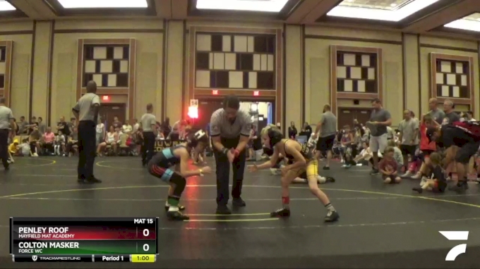 53 lbs 3rd Place Match - Colton Masker, Force WC vs Penley Roof ...