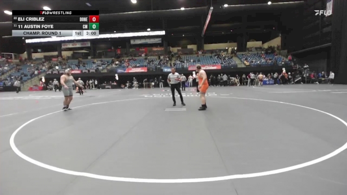 285 lbs Champ. Round 1 - 11 Austin Foye, Central Methodist vs Eli ...