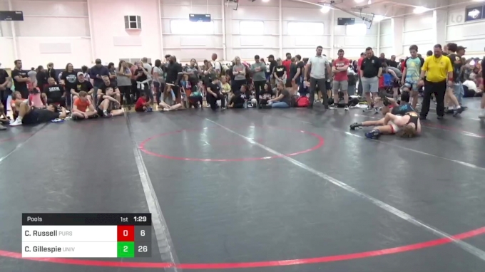 132 lbs Pools - Colton Russell, Pursuit vs Colton Gillespie, University ...