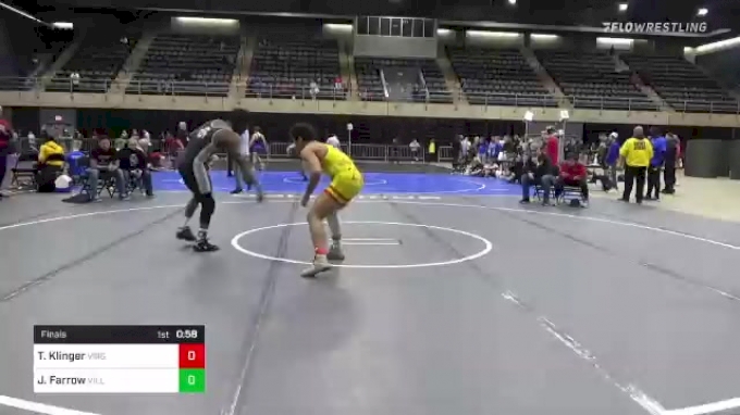 171 lbs Final - Tyler Klinger, Virginia Beach vs Jay Farrow Farrow, Villas