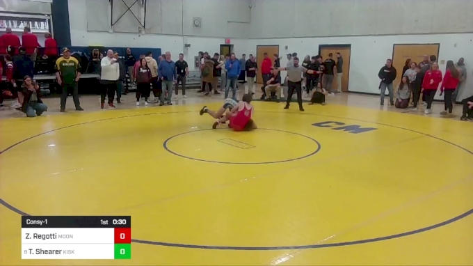152 lbs Consy-1 - Zack Regotti, Moon vs Travis Shearer, Kiski Area