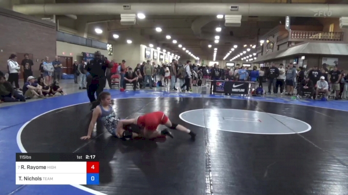 115 lbs Rnd Of 32 - Riley Rayome, Highlander Wrestling Club vs Talea ...