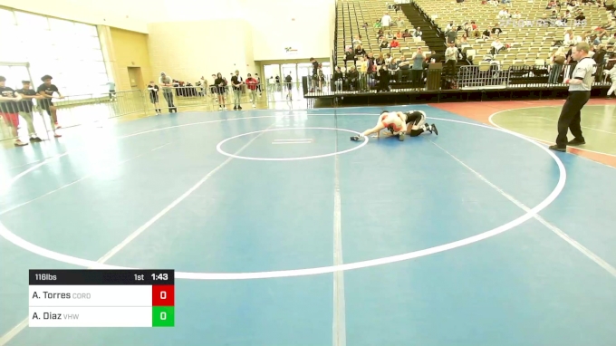 116 lbs Final - Ahsia Torres, Cordoba Trained vs Ashley Diaz, Vougar's ...
