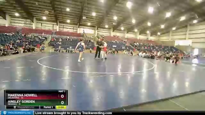 140 lbs Round 5 (10 Team) - Makenna Howell, OKLAHOMA vs Ainsley Gorden ...