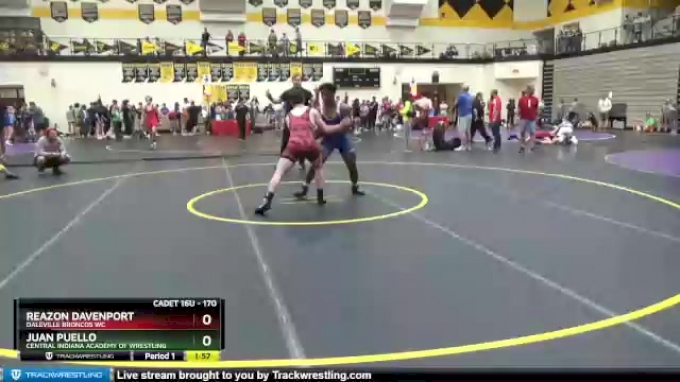170 lbs 1st Place Match - Reazon Davenport, Daleville Broncos WC vs ...