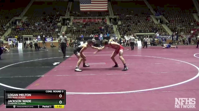 152 lbs Cons. Round 3 - Jackson Wade, Stanhope Elmore vs Logan Melton ...