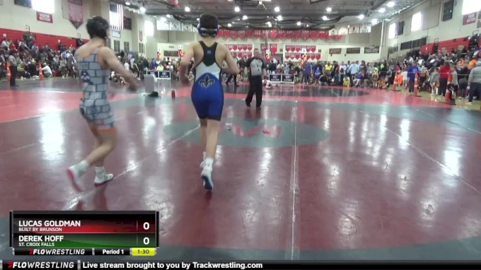 120 lbs Round 2 - Lucas Goldman, Built By Brunson vs Derek Hoff, St ...