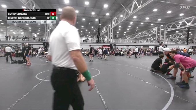 130 lbs Round 2 (10 Team) - Cordy Zolata, Revival Riddlers vs Dimitri ...
