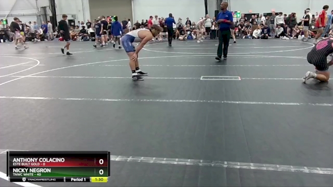 150 lbs Round 7 (8 Team) - Nicky Negron, TNWC White vs Anthony Colacino ...