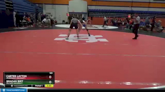 165 lbs Champ. Round 2 - Bradan Birt, Millikin University vs Carter ...