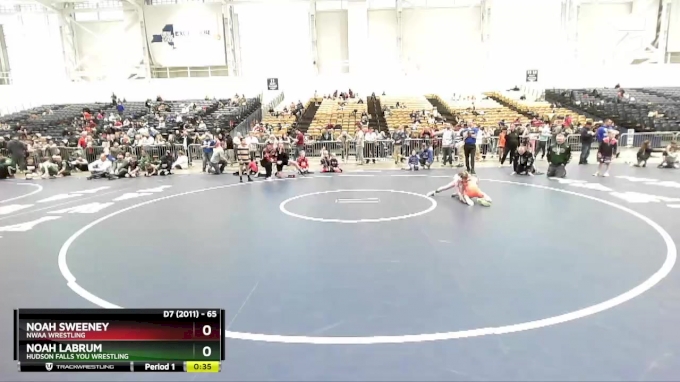 65 lbs Cons. Round 4 - Noah Labrum, Hudson Falls You Wrestling vs Noah ...