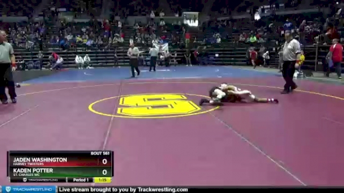 74 lbs Semifinal - Kaden Potter, St. Charles WC vs Jaden Washington ...
