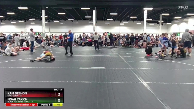 72 lbs Placement (4 Team) - Noah Yakich, Black Fox Wrestling vs Kam ...