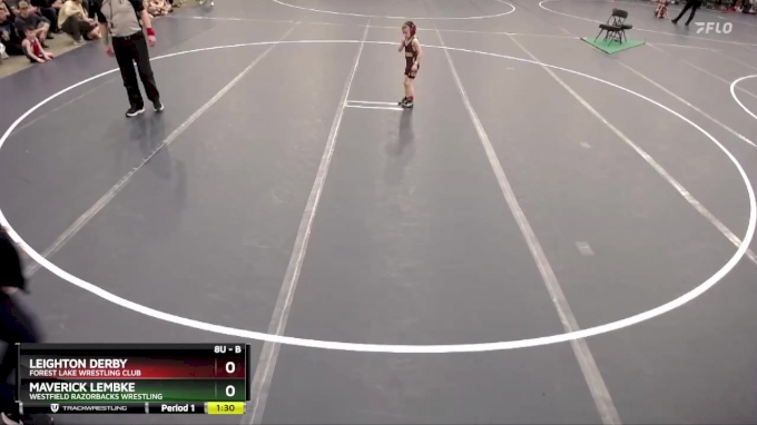 Champ. Round 1 - Leighton Derby, Forest Lake Wrestling Club vs Maverick ...